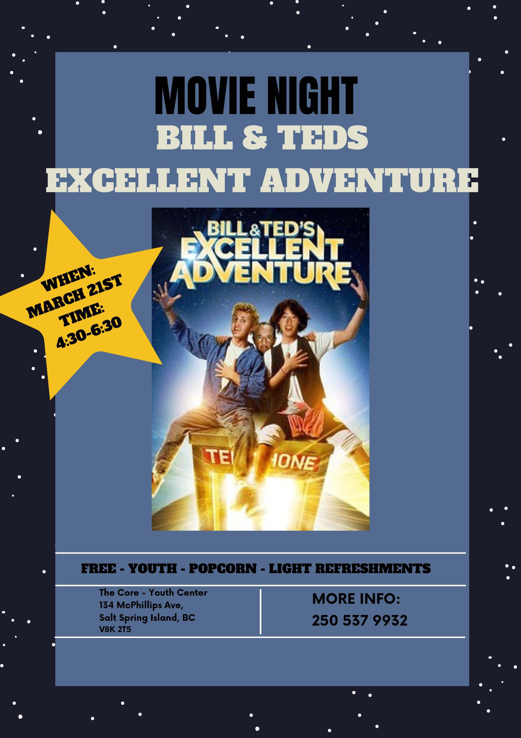 Free Movie Night for Youth - Island Community Services